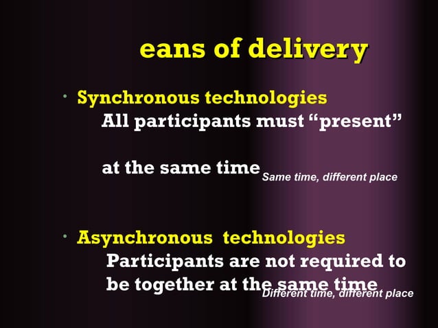 Distance Learning | PPT