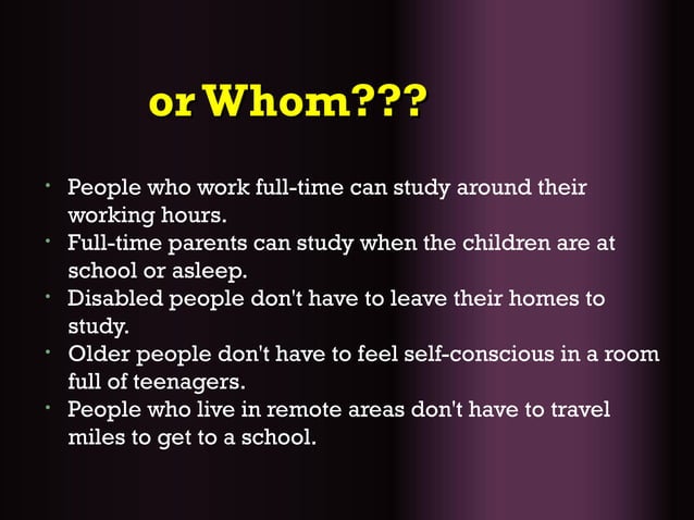 Distance Learning | PPT