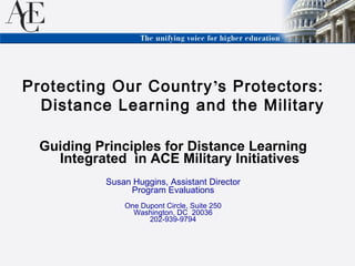 Distance Learning and The Military | PPT
