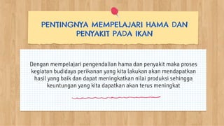 Teknik pengendalian hama dan penyakit pada ikan | PDF