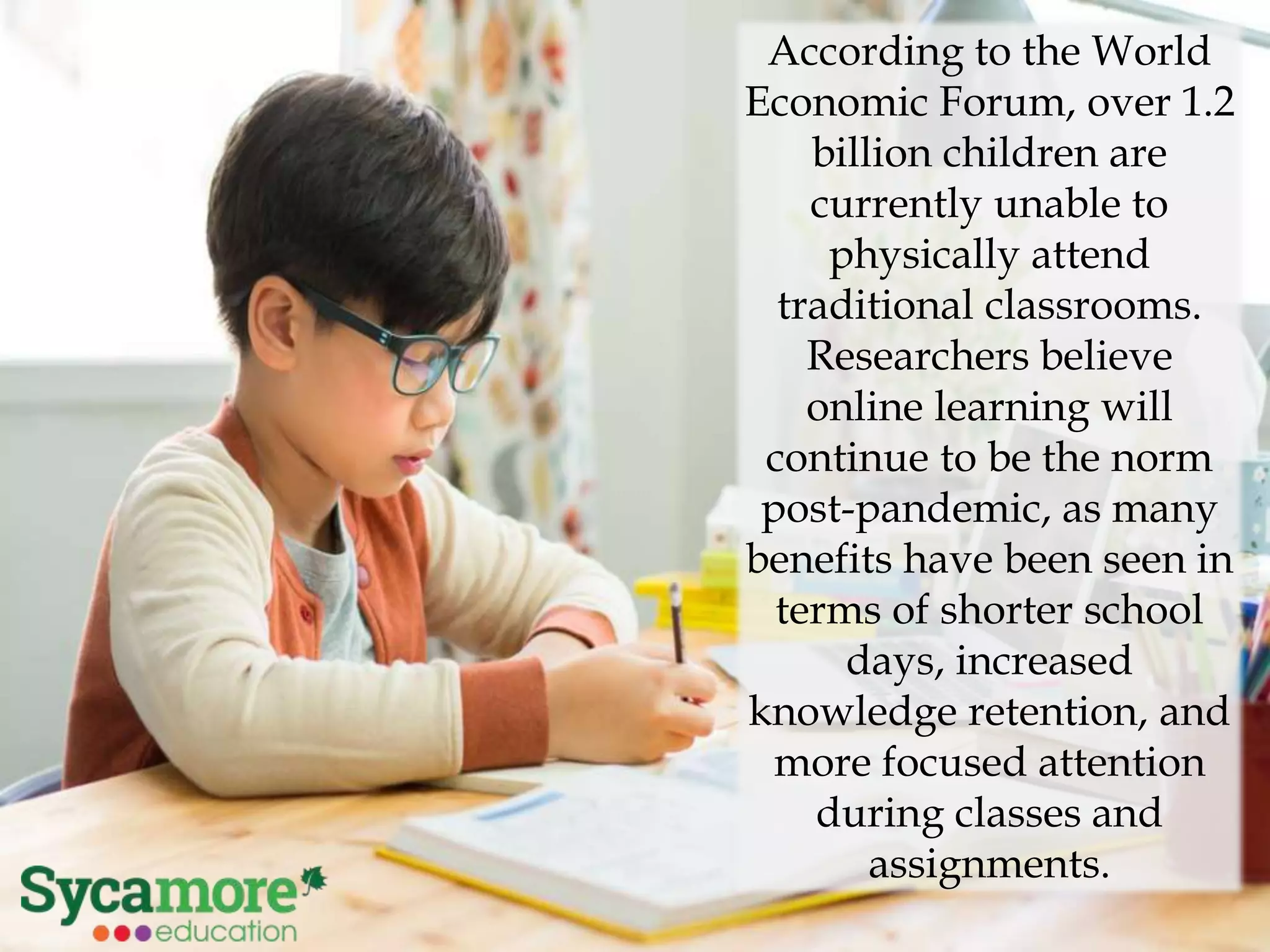 Distance learning classroom benefits compared to traditional classroom ...