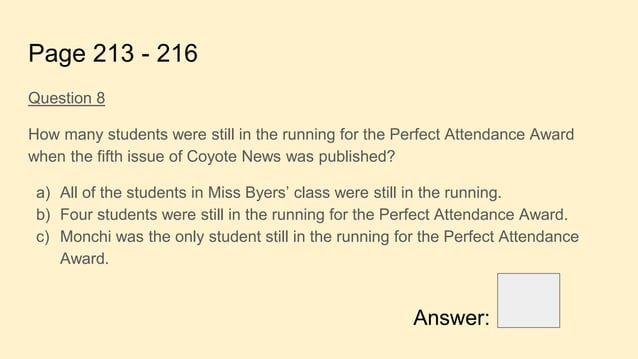 coyote school news grade 4TH reading street | PPT