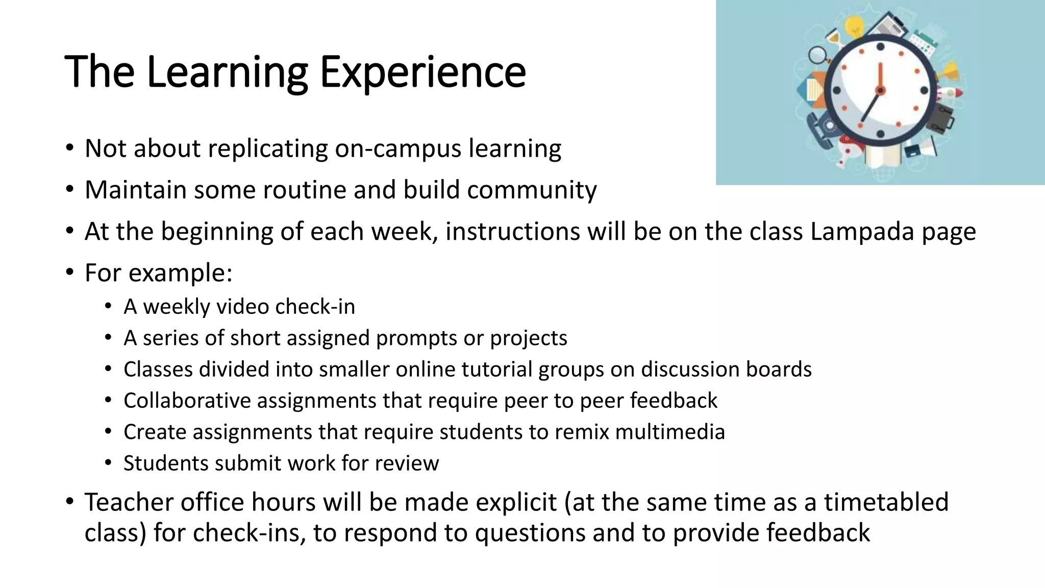 Distance Learning Plan | PPT | Free Download