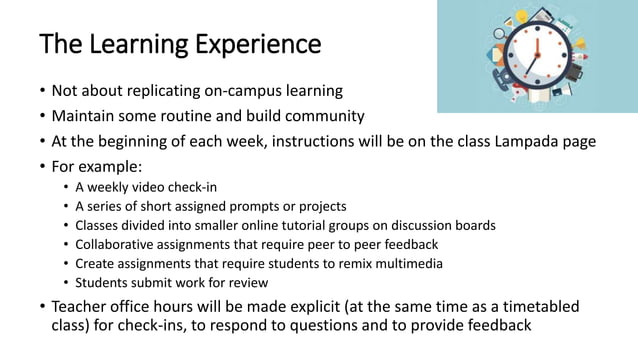 Distance Learning Plan | PPT | Free Download