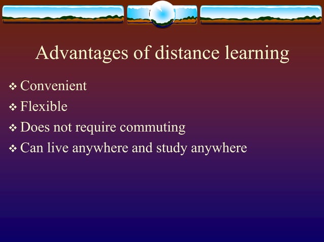 distance_learning.pptx - Distance Learning | PPT