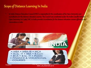 ITT TRAINING PROJECT.... Topic - Distance Learning System By PRANVEET ...