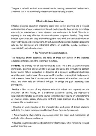 Distance learning teaching strategies | PDF