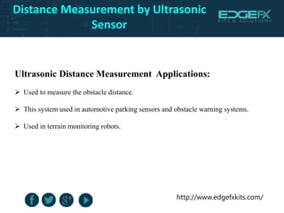 Distance Measurement by Ultrasonic Sensor | PPTX