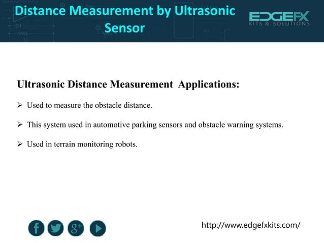Distance Measurement by Ultrasonic Sensor | PPT