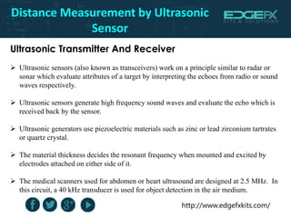 Distance Measurement by Ultrasonic Sensor | PPTX