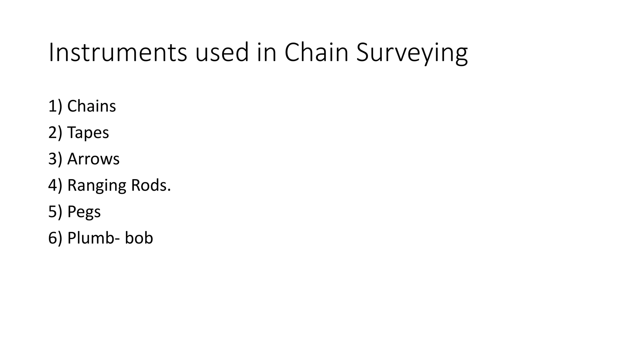 Distance Measurement & Chain Surveying | PDF