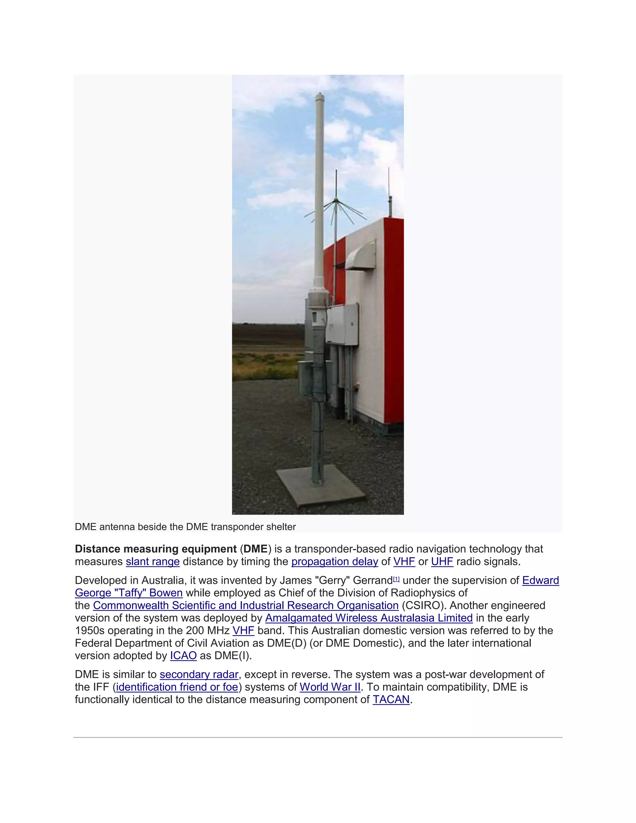 Distance measuring equipment.docx