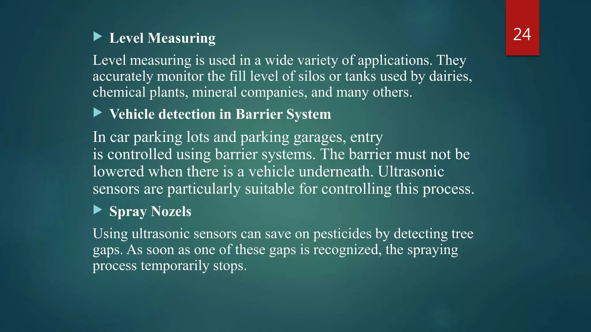 Distance measuring unit with zigbee protocol, Ultra sonic sensor | PPTX