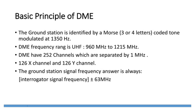 Distance Measurement equipment (DME) | PPTX