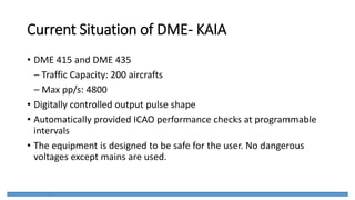 Distance Measurement equipment (DME) | PPTX