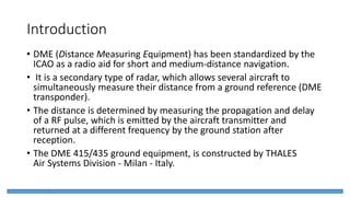 Distance Measurement equipment (DME) | PPTX