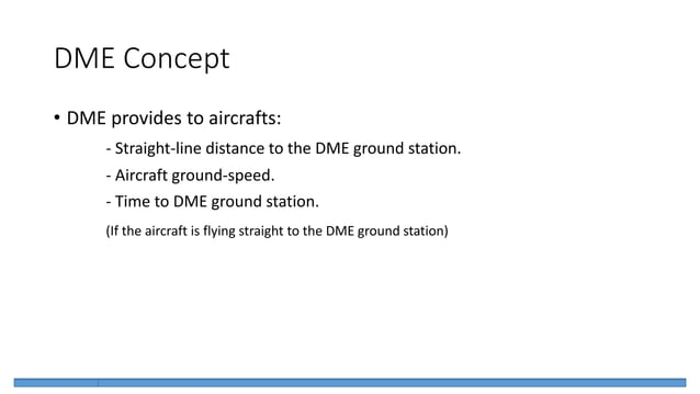 Distance Measurement equipment (DME) | PPTX