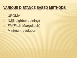 Distance based method | PPTX