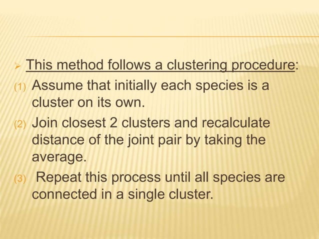 Distance based method | PPTX