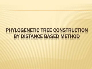 Distance based method | PPTX