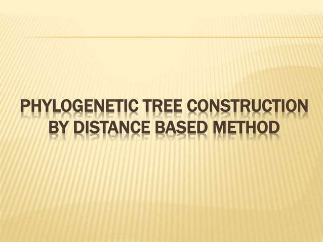 Distance based method | PPTX