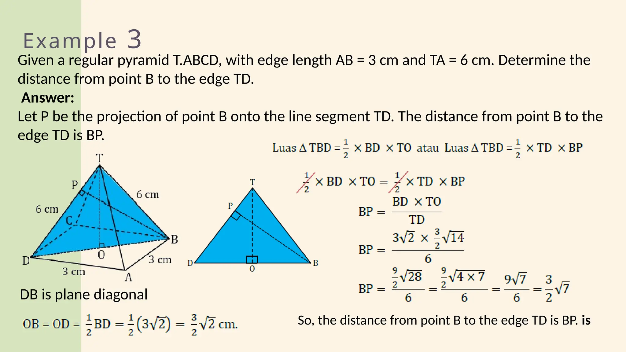 Distance Point to Line.pptx core mathematics grade 12 | PPTX