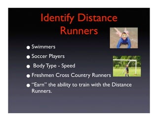 Track and Field Distance Training Progressions (for Females) | PPT