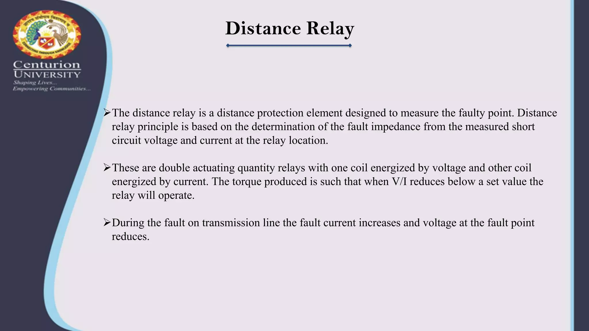 Distance Protection and Distance Realy.pptx