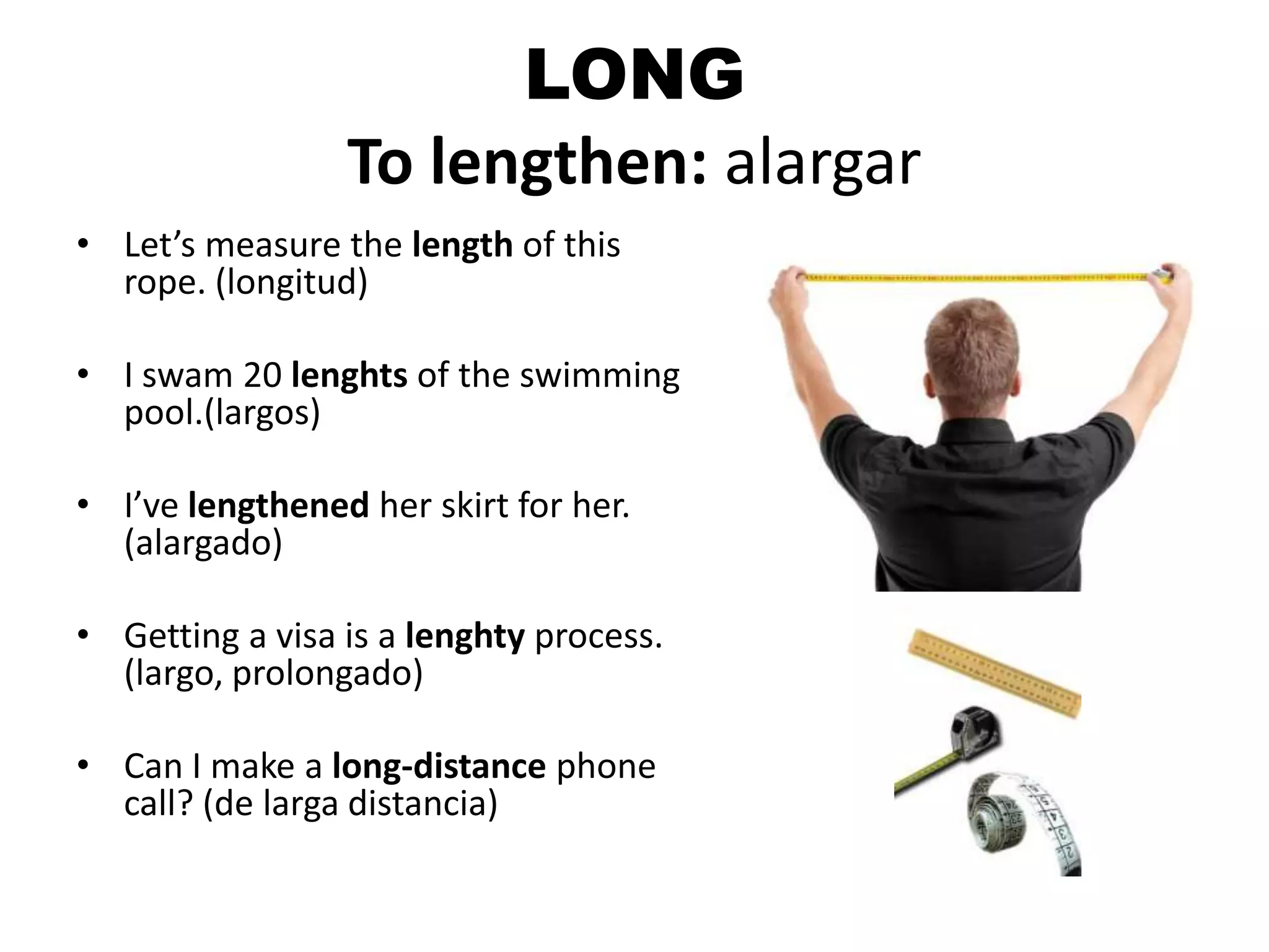 Distances and dimensions | PPTX