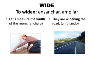 Distances and dimensions | PPTX