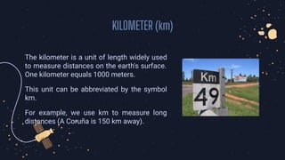 Distances, sizes and measurement | PPT