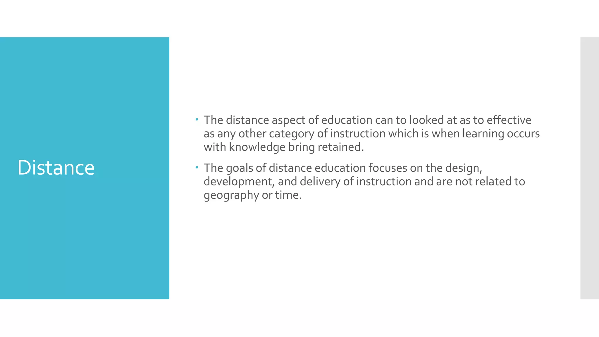 Distance technologies | PPTX