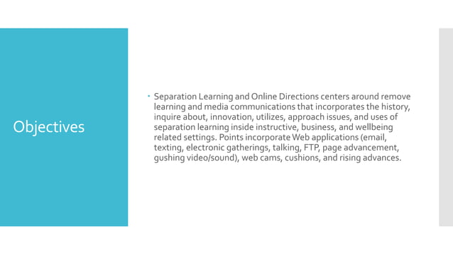 Distance technologies | PPT