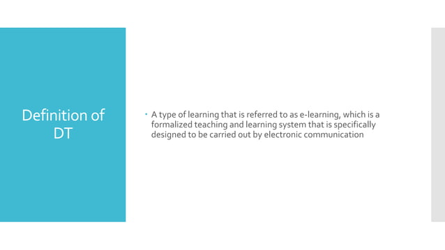 Distance technologies | PPT