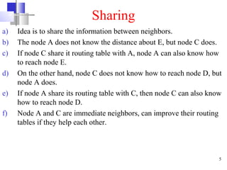 Distance vector routing | PPT