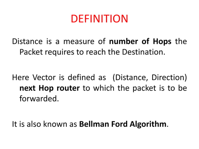 Distance Vector Routing Protocols | PPTX | Computer Networking | Computing