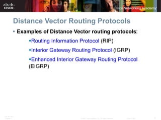 Distance Vector Routing Protocols.ppt | Computer Networking | Computing