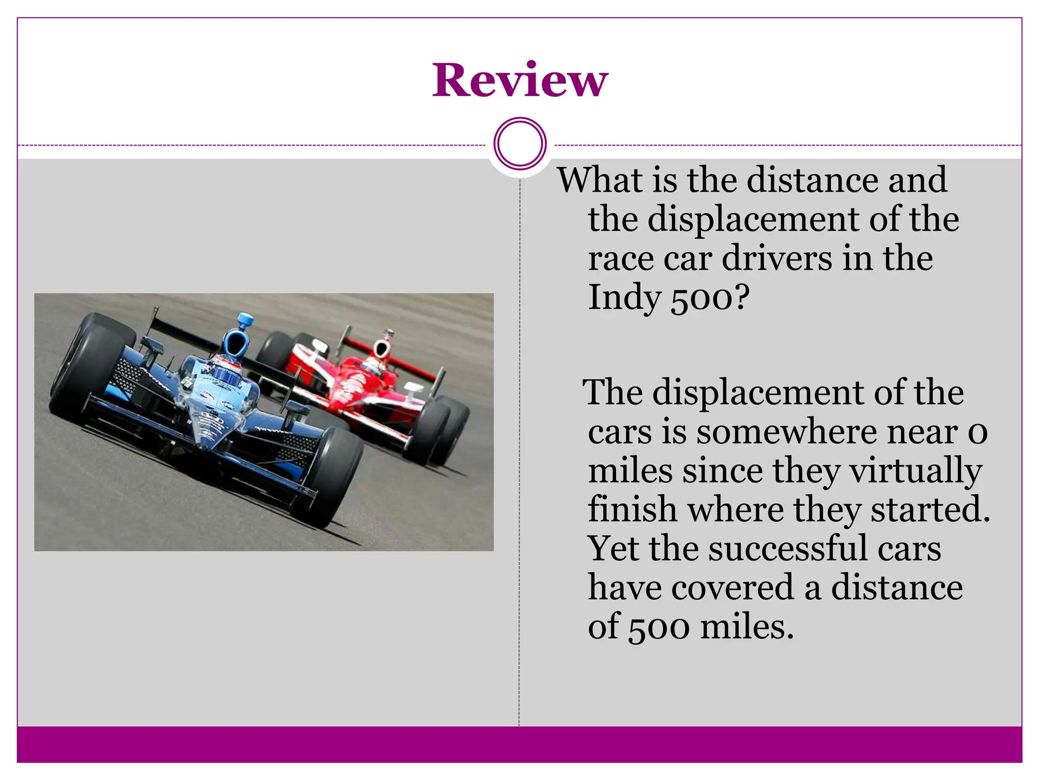Distance vs- Displacement.ppt for grade 7 | PPT
