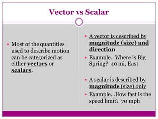 Distance vs- Displacement.ppt for grade 7 | PPT