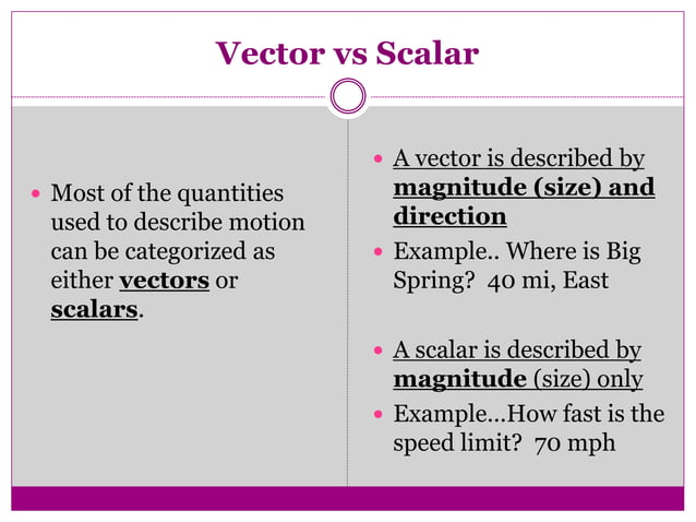 Distance vs- Displacement.ppt for grade 7 | PPT