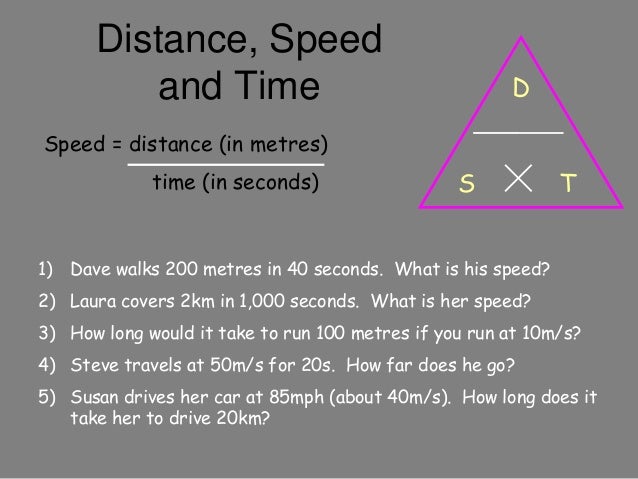 Distance vs time