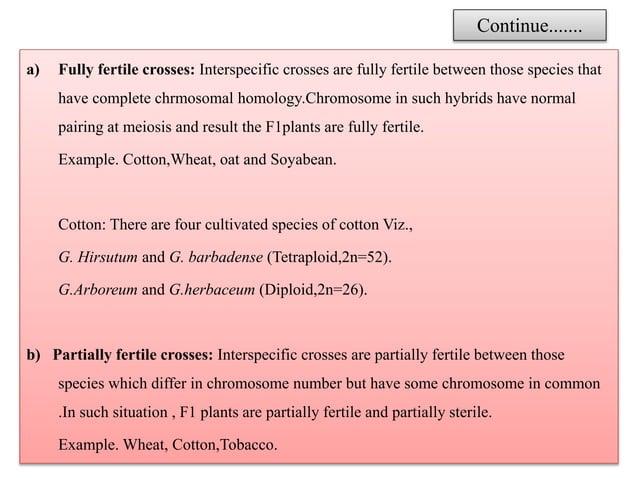 Distant hybridization | PPTX