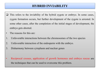 Distant hybridization | PPTX