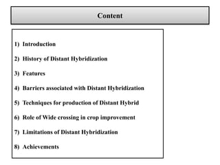 Distant hybridization | PPTX