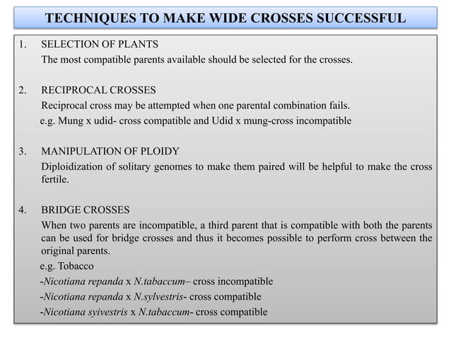 Distant hybridization | PPTX