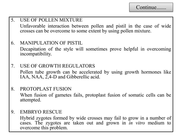 Distant hybridization | PPTX