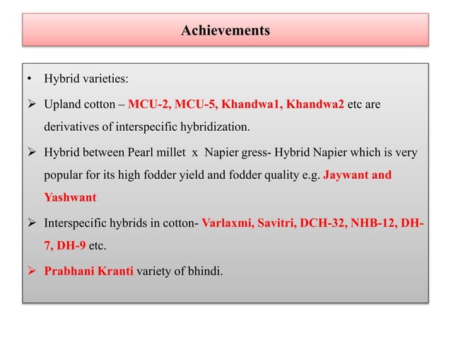 Distant hybridization | PPTX