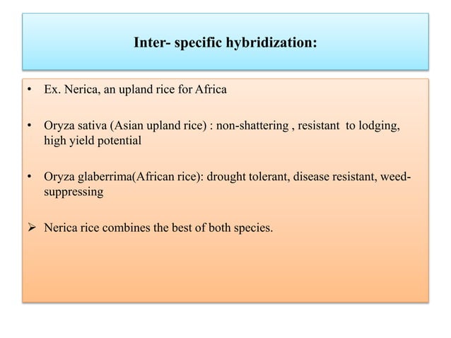 Distant hybridization | PPTX