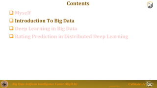 Rating Prediction using Deep Learning and Spark | PPT