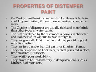 Distempers paint | PPTX